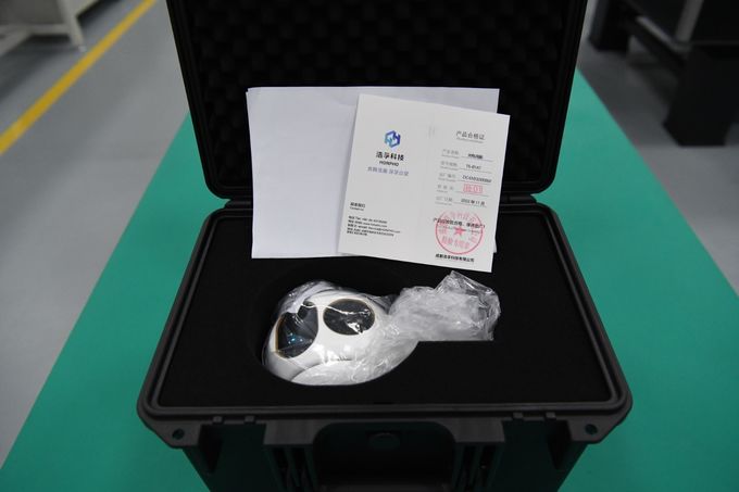 Three Axis Gyro Stabilized Gimbal Airborne Electro Optical Pod EO Sensor Three Axis Gyro Stabilized Gimbal Airborne Electro Optical Pod EO Sensor