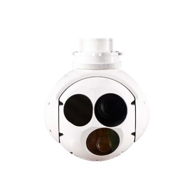 Uncooled LWIR Multi Spectral Targeting System EOIR Camera 2 Axis 2.5KG