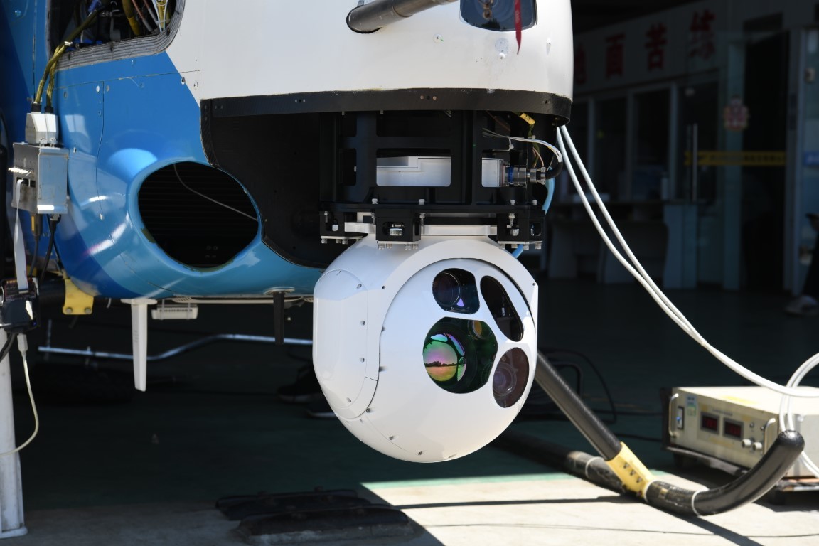 Aircraft Helicopter Dual-IR Sensor Airborne Imaging Systems EO Camera