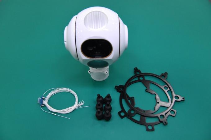 Three Axis Gyro Stabilized Gimbal Airborne Electro Optical Pod EO Sensor