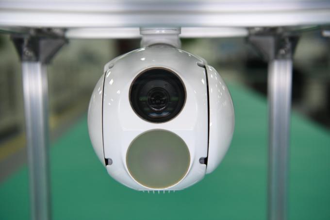 Dual Sensor Thermal LWIR Eots System Uav Sensor Payload With Gimbal